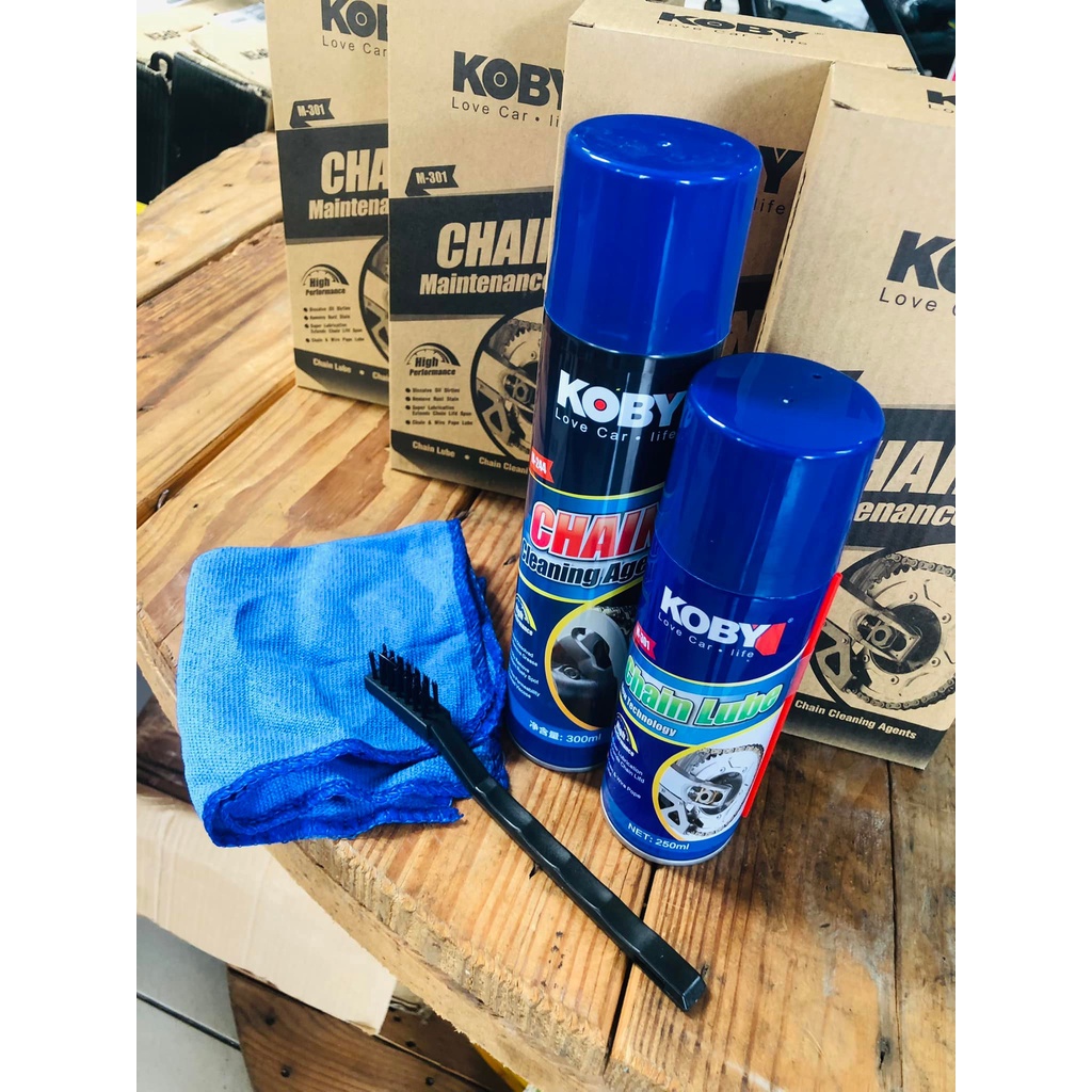 Koby Chain Maintainance Kit Chain Lube / Chain Cleaner Cuci Rantai RK ...