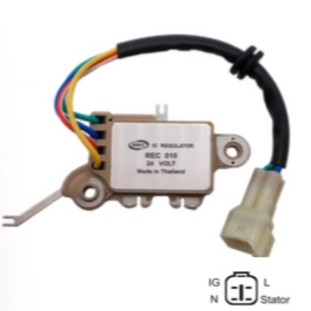 REC-010 ORIGINAL REC ALTERNATOR IC REGULATOR 55AMP 24V FOR USE ON ...
