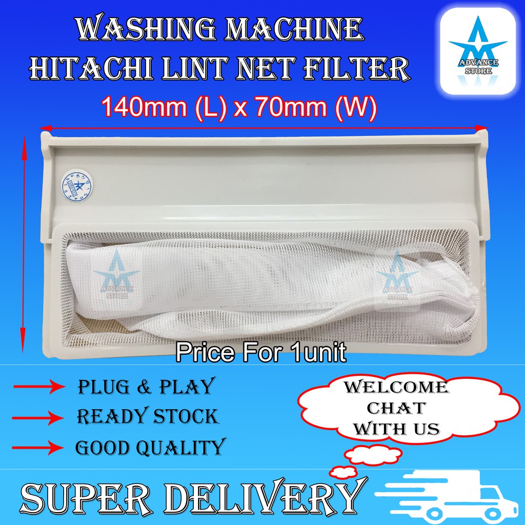 Hitachi Washing Machine Lint Filter Net Filter SF-95SS SF-100JJ SF ...