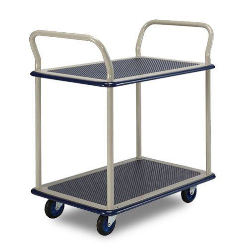 JAPAN : PRESTAR Platform Hand Truck 150KGS Double Deck Dual Handle ...