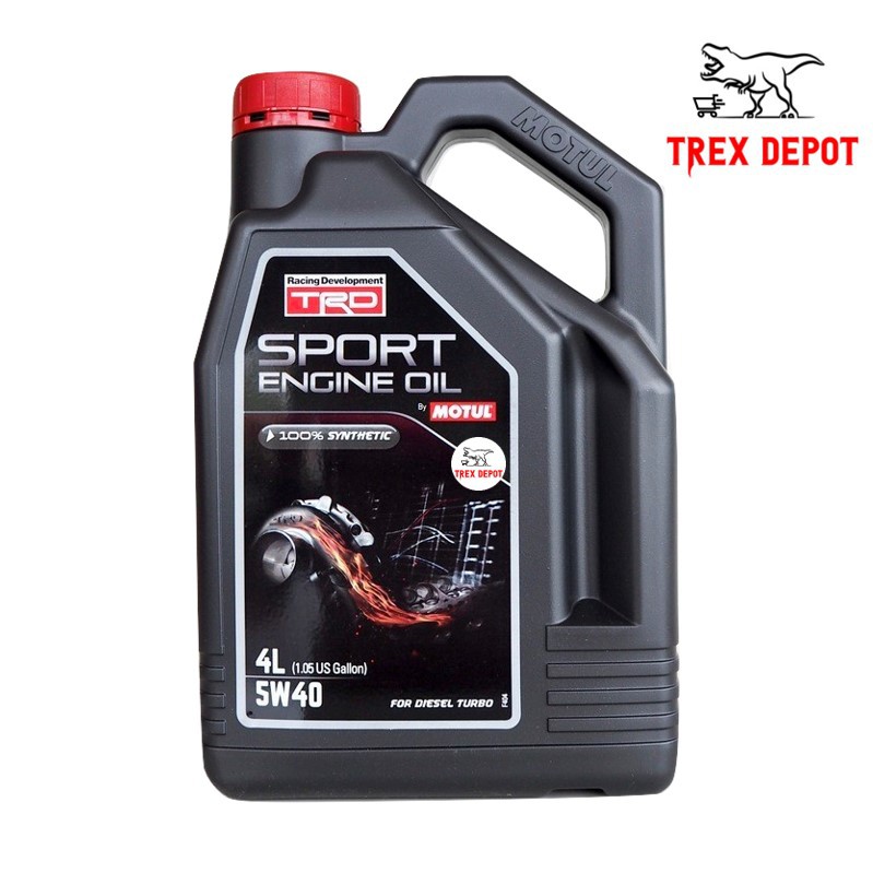 MOTUL TRD Sport Diesel Fully Synthetic Engine Oil 5W40 (4L) | Shopee ...