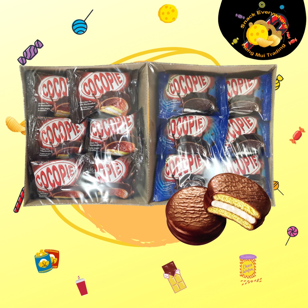 Cocopie With Marshmallow 可可夹心派 24pcs X 25g 【零食snackkeropok】 Shopee Malaysia