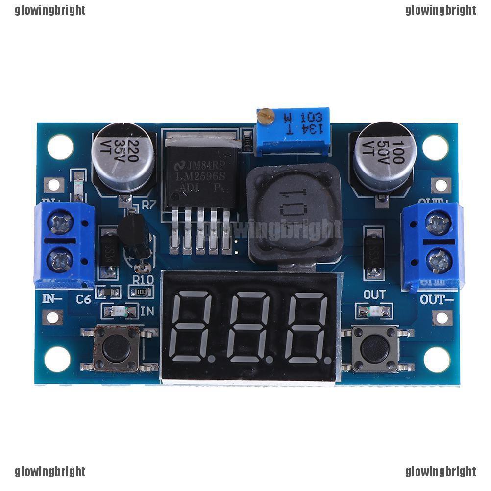 High cost performance LM2596 dc 4.0~40 to 1.3-37v led voltmeter step ...