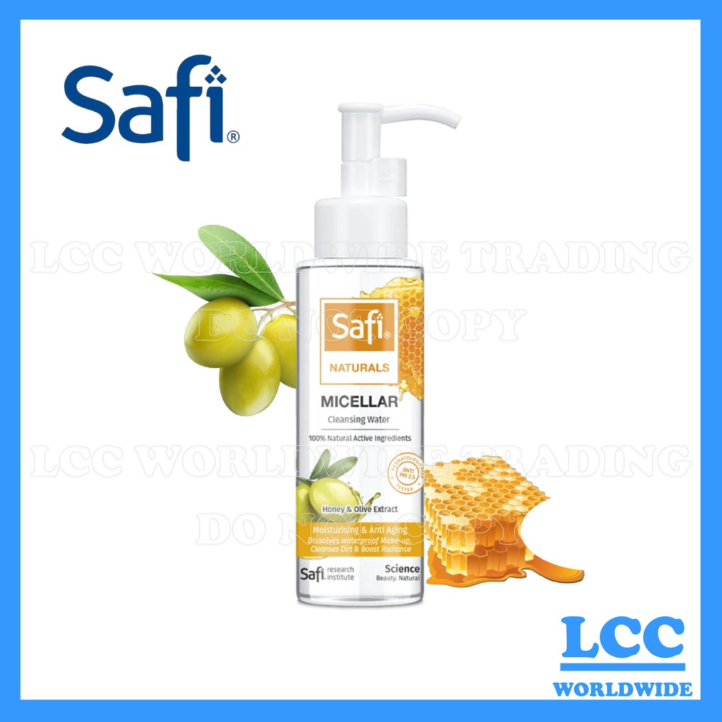 SAFI Natural Skincare Micellar Cleansing Oil Honey & Olive 100ml ...
