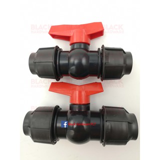BLACK HARDWARE 20 25 MM Poly Pvc Penyambung Paip Pipe Stopcock Stop ...