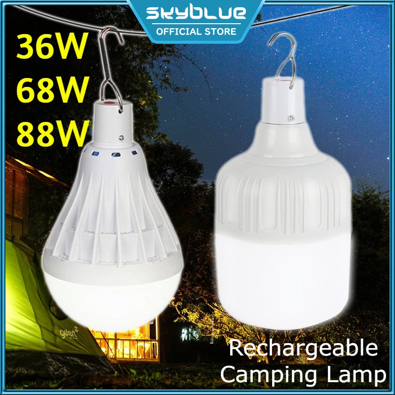LED Rechargeable USB Light Bulb With Portable Lamp/Lampu Pasar Malam ...