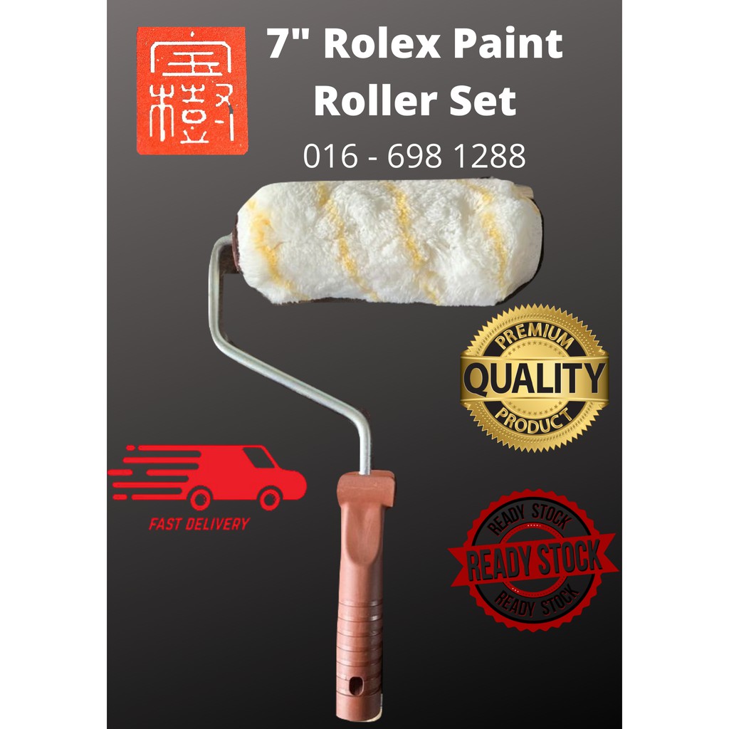 7" Rolex Roller Paint Set Refill Roller | Shopee Malaysia