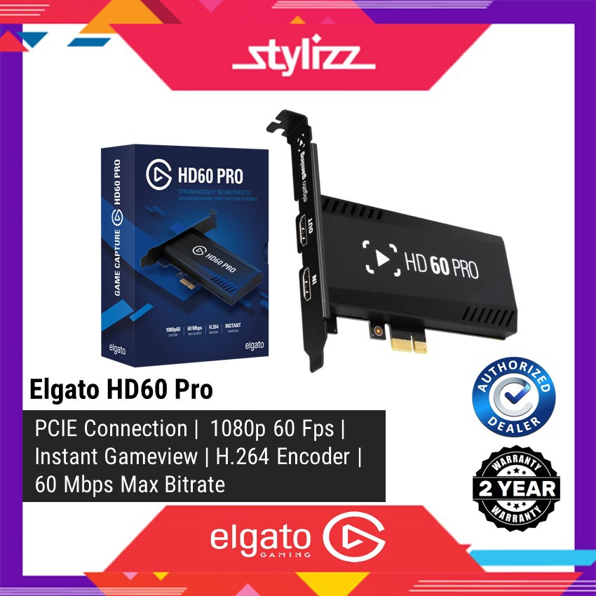 Elgato HD60 PRO Internal PCIe Full HD 60FPS Game Capture / Streaming ...