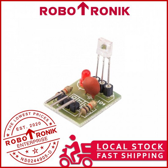 Laser Detector Receiver Module Non Modulator Tube Digital Output Compatible Arduino