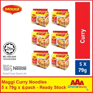 [Ready Stock EXP 30/04/2023] Maggi Curry Instant Noodles 5 x 79g x 6 ...