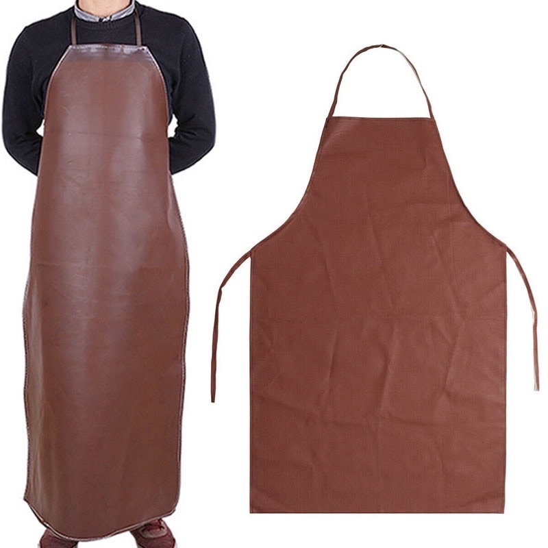 PVC Leather Welding Apron Waterproof 859/ Apron Baju Mesin Rumput Tebal ...
