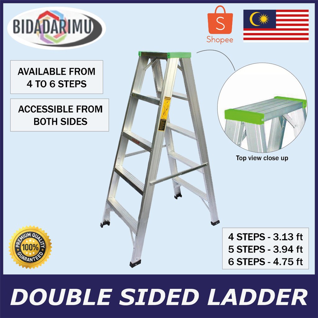 Ladder double sided ladder / high quality ladder / tangga berquality ...