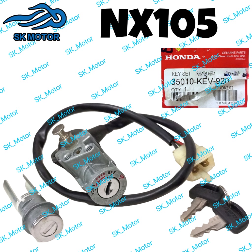 Honda NX105 NX 105 Original Ignition Main Switch / Full Set Switch ...