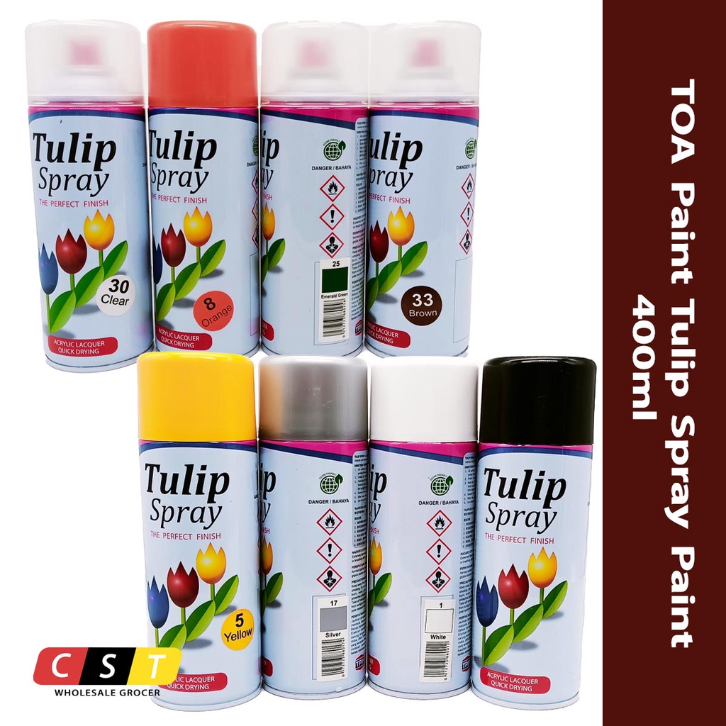 TOA Paint Tulip Spray Paint 400ml | Shopee Malaysia