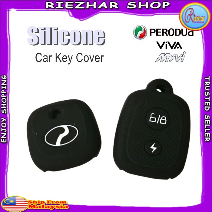 Perodua Myvi Alza Viva Silicone Remote Car Key Case Cover - 1 Set ...