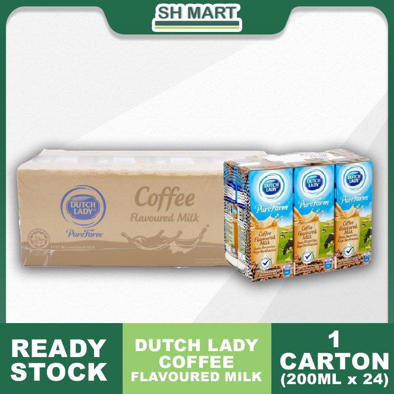 Dutch Lady Uht Coffee Favorited Milk 200ML x 24 (1carton) | Shopee Malaysia