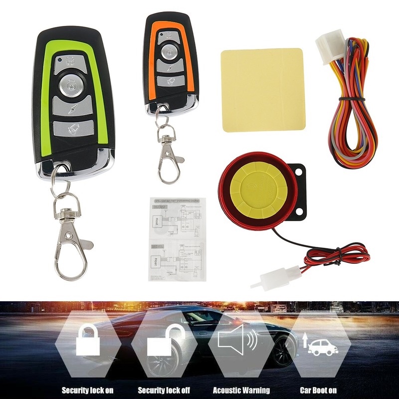 Universal Scooter Anti-theft Security Alarm System Motorcycle Alarm ...