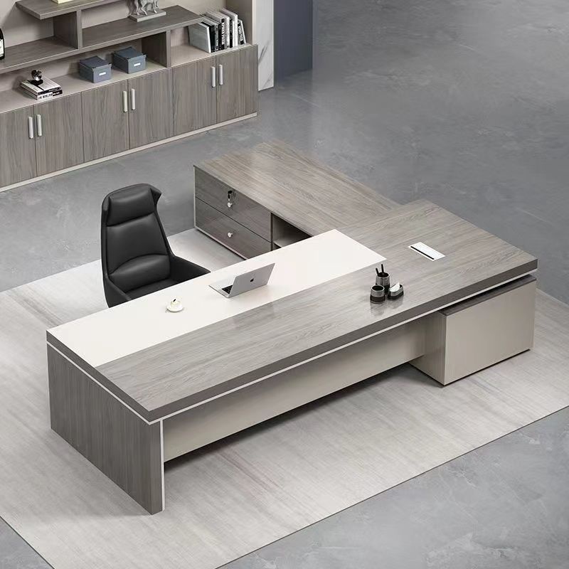 Office desk and chair combination boss desk supervisor president ...