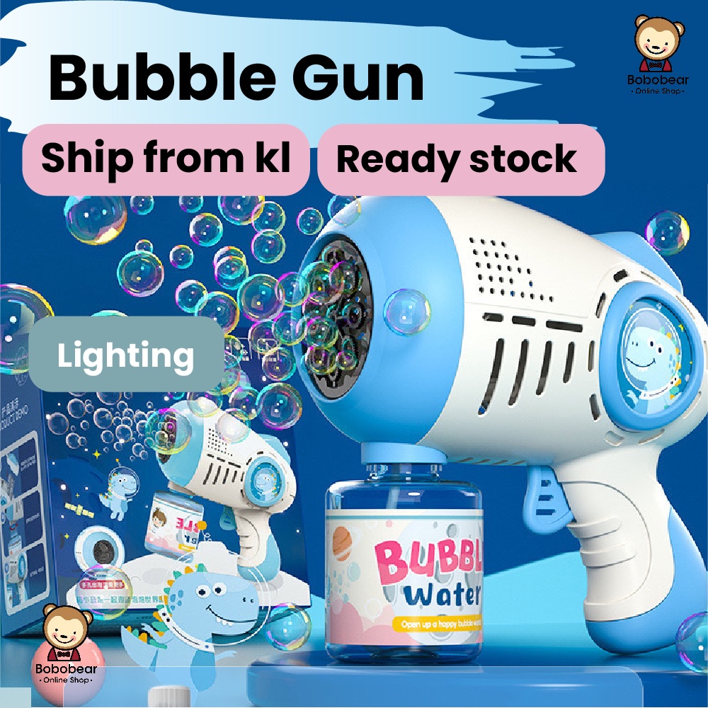 Space Bubble Gun Bubble Machine Toy Electric Bubble Camera gun blowing ...