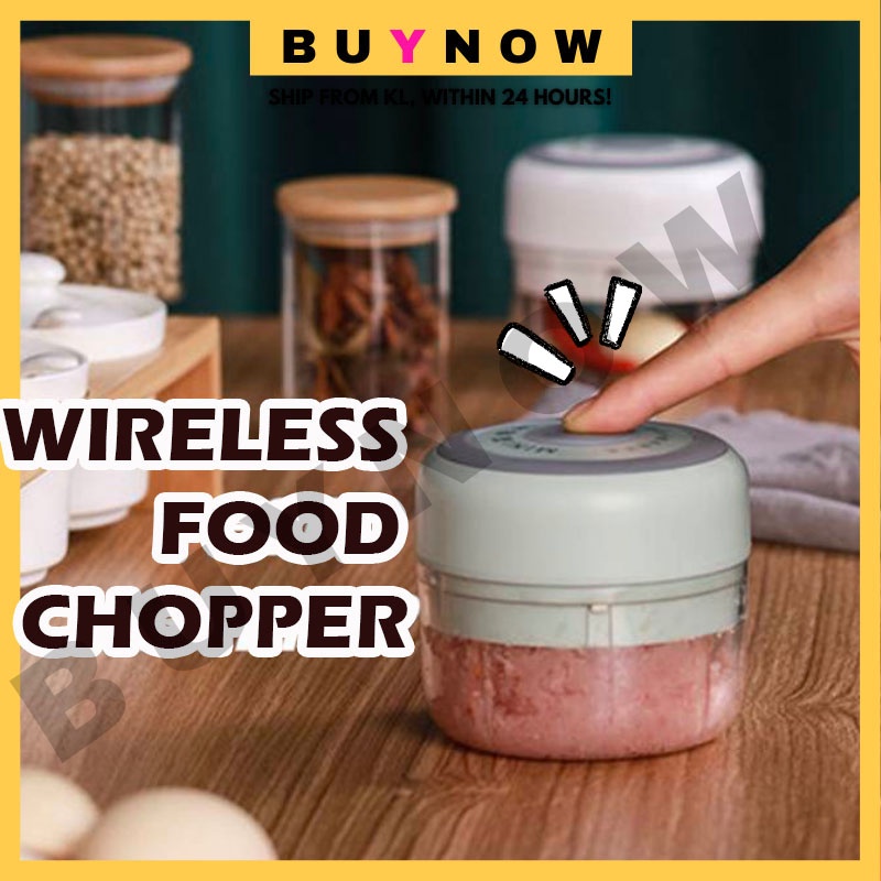 Electric Auto Garlic Onion Chilli Chopper Mincer Blender Mincer USB One ...