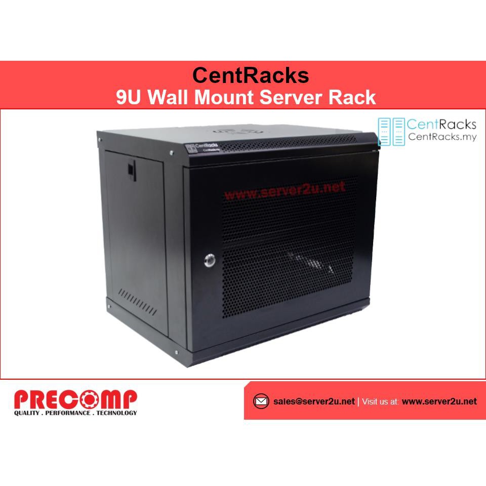 CentRacks 9U (60cm x 50cm x 60cm) Wall Mount Server Rack | Shopee Malaysia