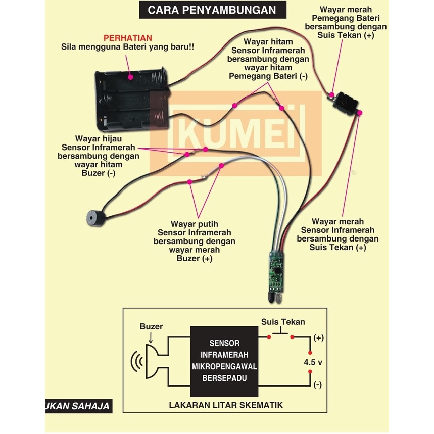 PROJEK RBT TINGKATAN 3 REKA BENTUK DAN TEKNOLOGI SEKOLAH MENENGAH (KUMEI) - SET LITAR PENGGERA ...