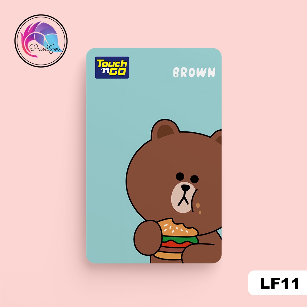LINE FRIENDS ( SERIES 2 ) - Touch n Go Card Sticker Cover (Waterproof ...
