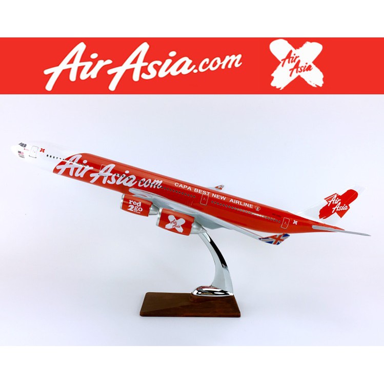 AirAsia X Airbus A340-300 45cm aircraft model Die Cast Collection (Pre ...
