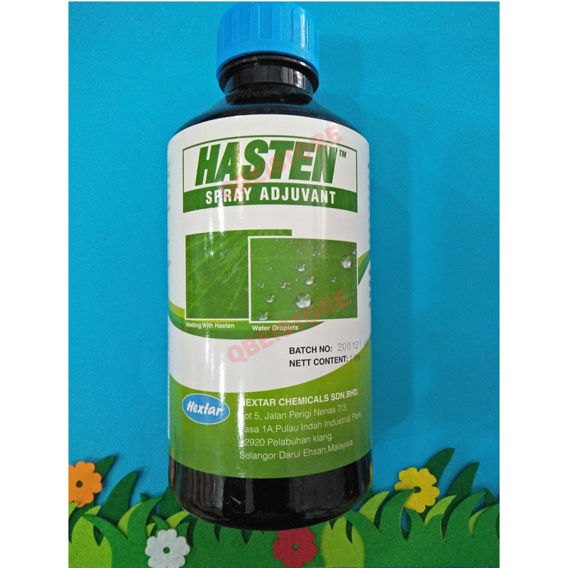 Hasten Spray Adjuvant 1L - stiker/pelekat racun/penyebar racun/adjuvant ... Hasten Spray Adjuvant 1L - stiker/pelekat racun/penyebar racun/adjuvant ...