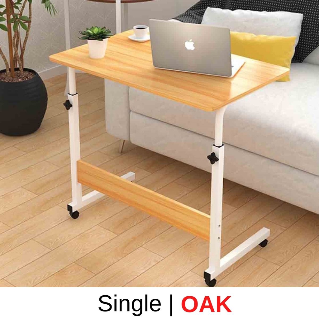 60 x 40cm Multifunctional Double Lifting Laptop Table BedSide Table ...