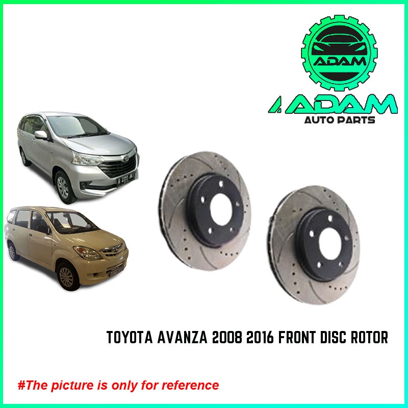 TOYOTA AVANZA 2008 2016 FRONT DISC ROTOR RACING PERFORMANCE SPORT ...