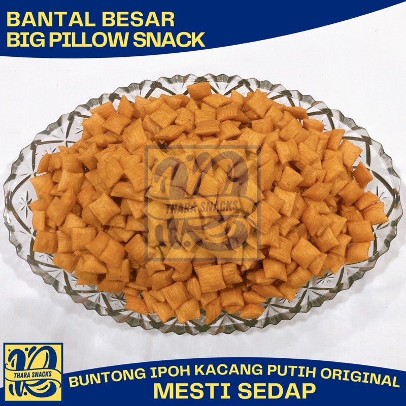 Thara Snacks Bantal Besar Big Pillow Snack Buntong Ipoh Kacang Putih ...