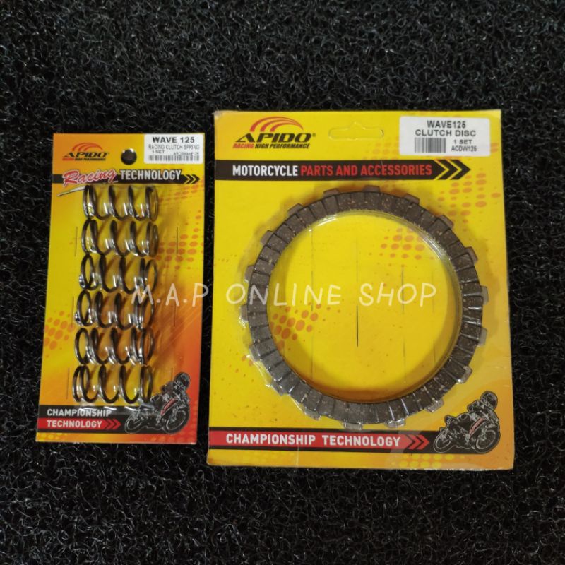 Honda Wave125 Wave125s Wave125x Clutch Spring Racing + Clutch Disc ...