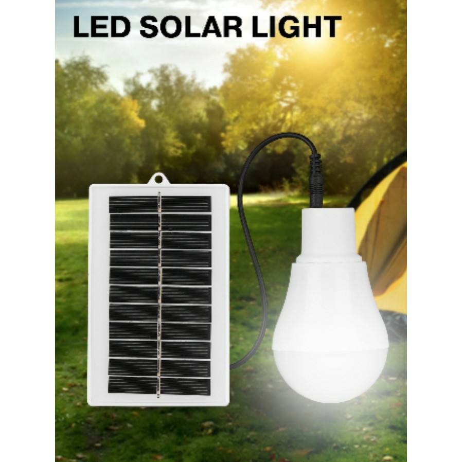 12 LED Portable Solar Light Bulb Mentol Cahaya Solar Potable -lampu ...