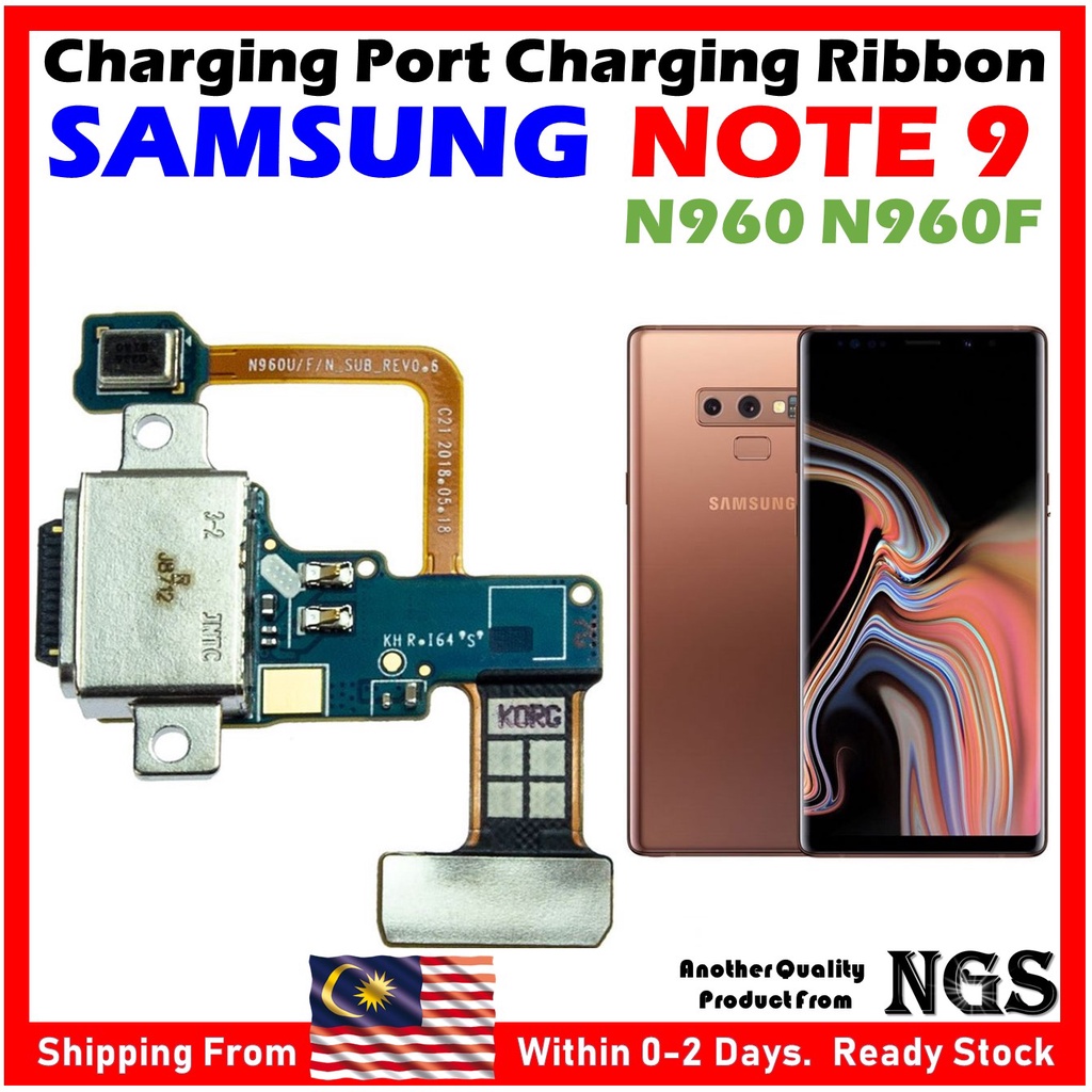 ORl NGS Brand Charging port Charging Ribbon with Mic Compatible For SAMSUNG Galaxy NOTE 9 N960 ...