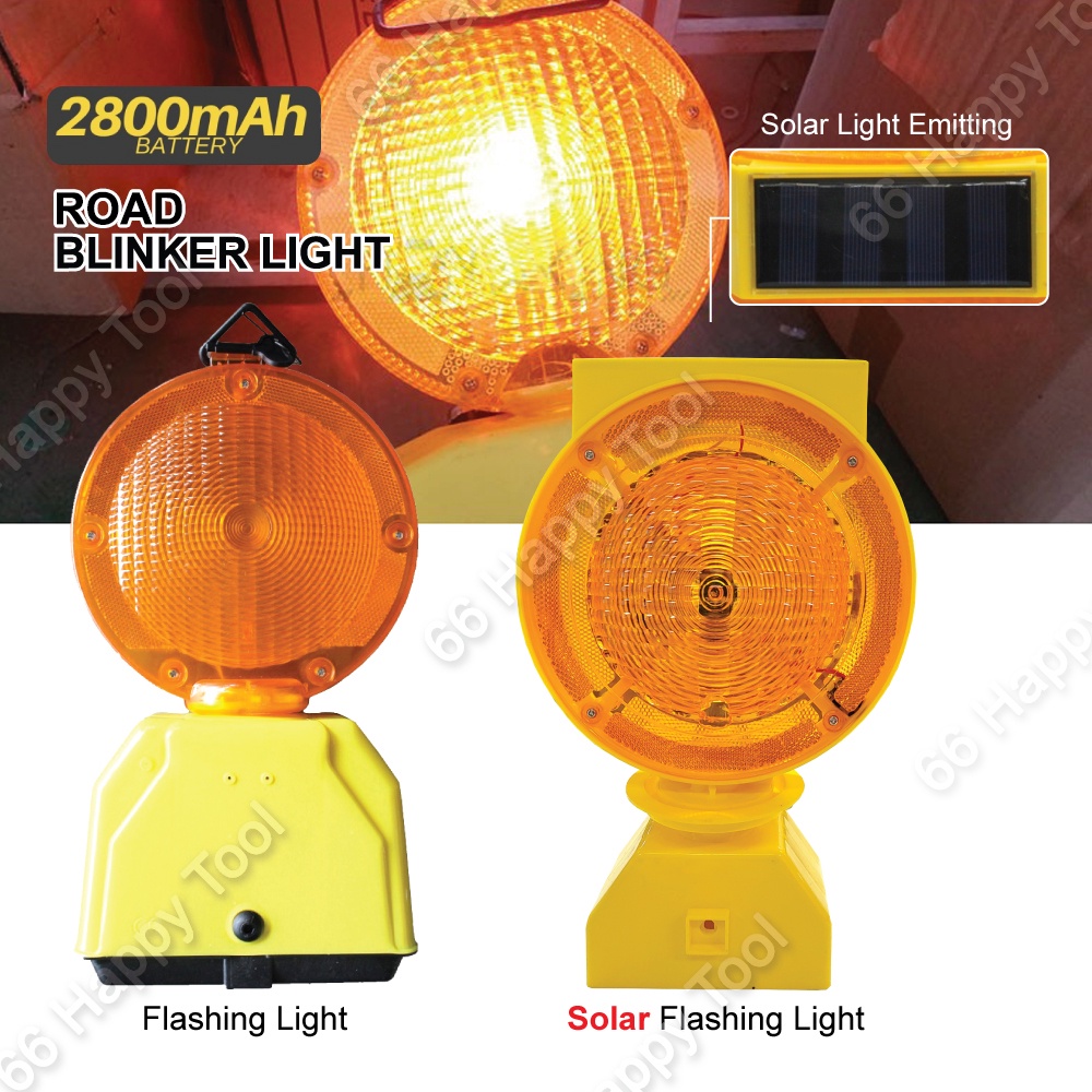 Flashing Light Blinker Yellow Traffic Caution Light Warning Light ...