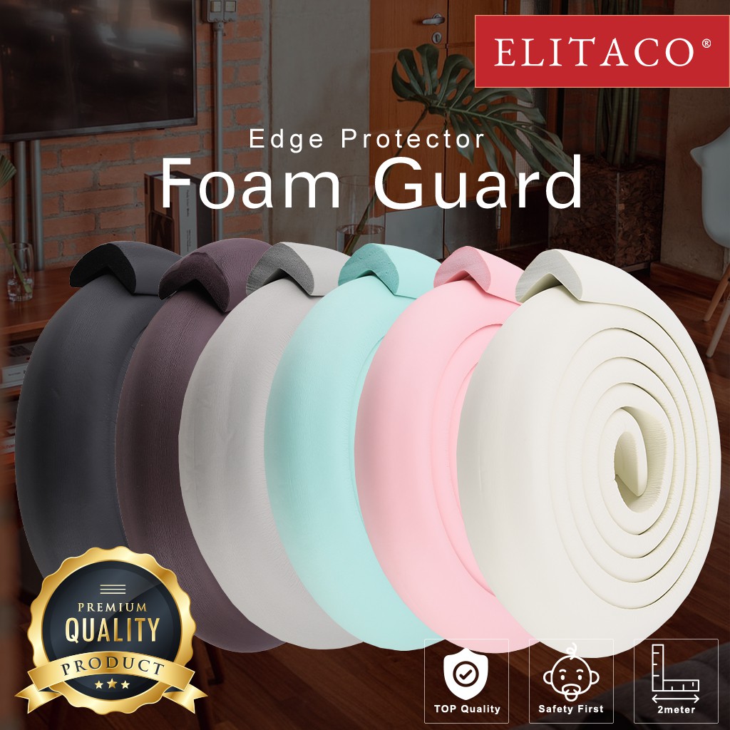 【ELITACO】2m Baby Edge 35/24mm Corner Edge Protective Pad Child Foam ... 【ELITACO】2m Baby Edge 35/24mm Corner Edge Protective Pad Child Foam ...