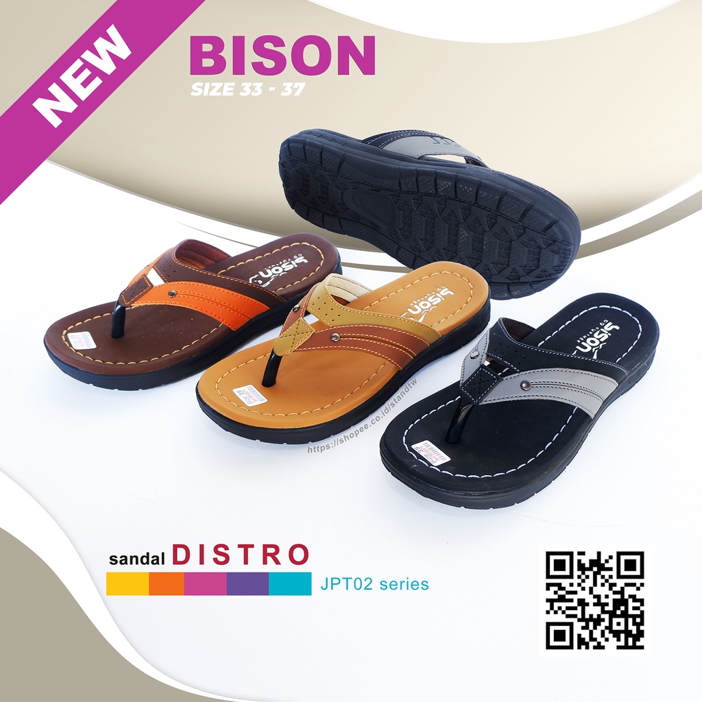 Original Boy Flip Flops BISON JPT02 Distro | Shopee Malaysia