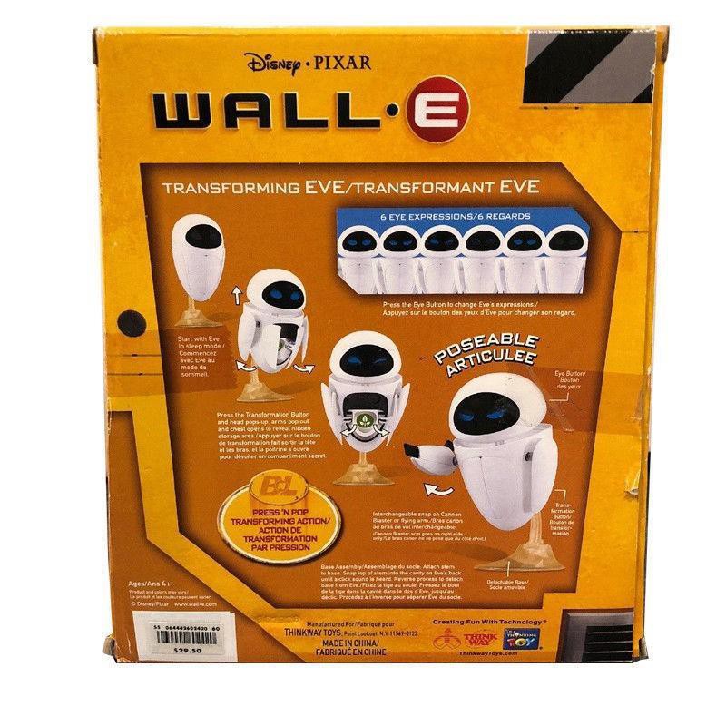 Toys Disney Transforming Wall E Eee-Vah Eve Action Figure Kids Play Toy ...