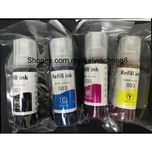 EPSON 003 compatible Refill Ink For L3110 /L3116/ L3210 /L3156 /L3250 ...