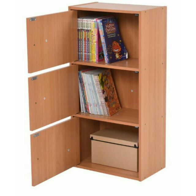 Multipurpose Storage Cabinet Books Rack Almari Berpintu Almari ...