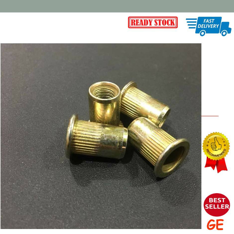 [Ready Stock]M8 ZP Revert Nut Per Pcs | Shopee Malaysia