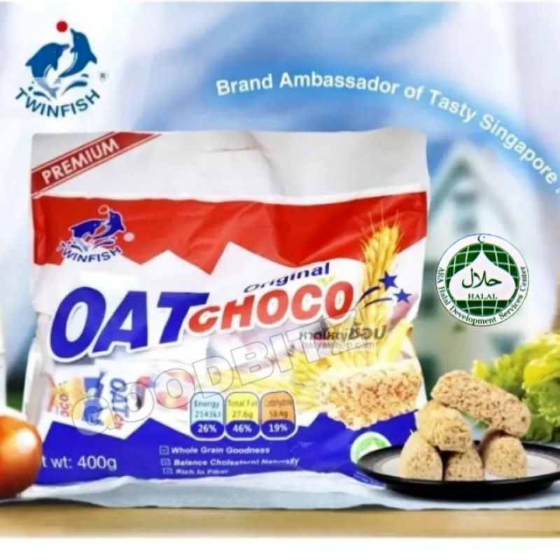 Twinfish Oat Choco Oringinal (Biskut Oat) | Shopee Malaysia