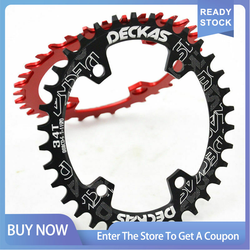 DECKAS 96BCD-S Chainring Bike Chain Ring MTB bicycle Round/Oval Chainwheel 32T 34T 36T 38T For ...