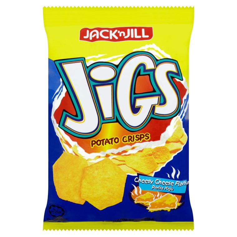 Jigs Potato Crisps - Cheesy Cheese 70G Ready Stock | Shopee Malaysia