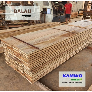 Balau Timber (Rough, S4S, E4E, E2E) - 1" x 4" x 3ft - ( Kayu Balau ...