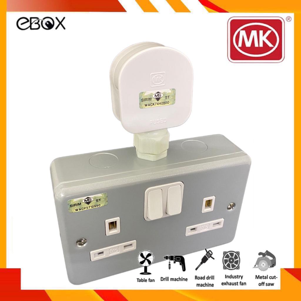 Heavy Duty 2 Gang Metal Clad Adaport C/W MK G2946 Metal Clad Switch ... Heavy Duty 2 Gang Metal Clad Adaport C/W MK G2946 Metal Clad Switch ...