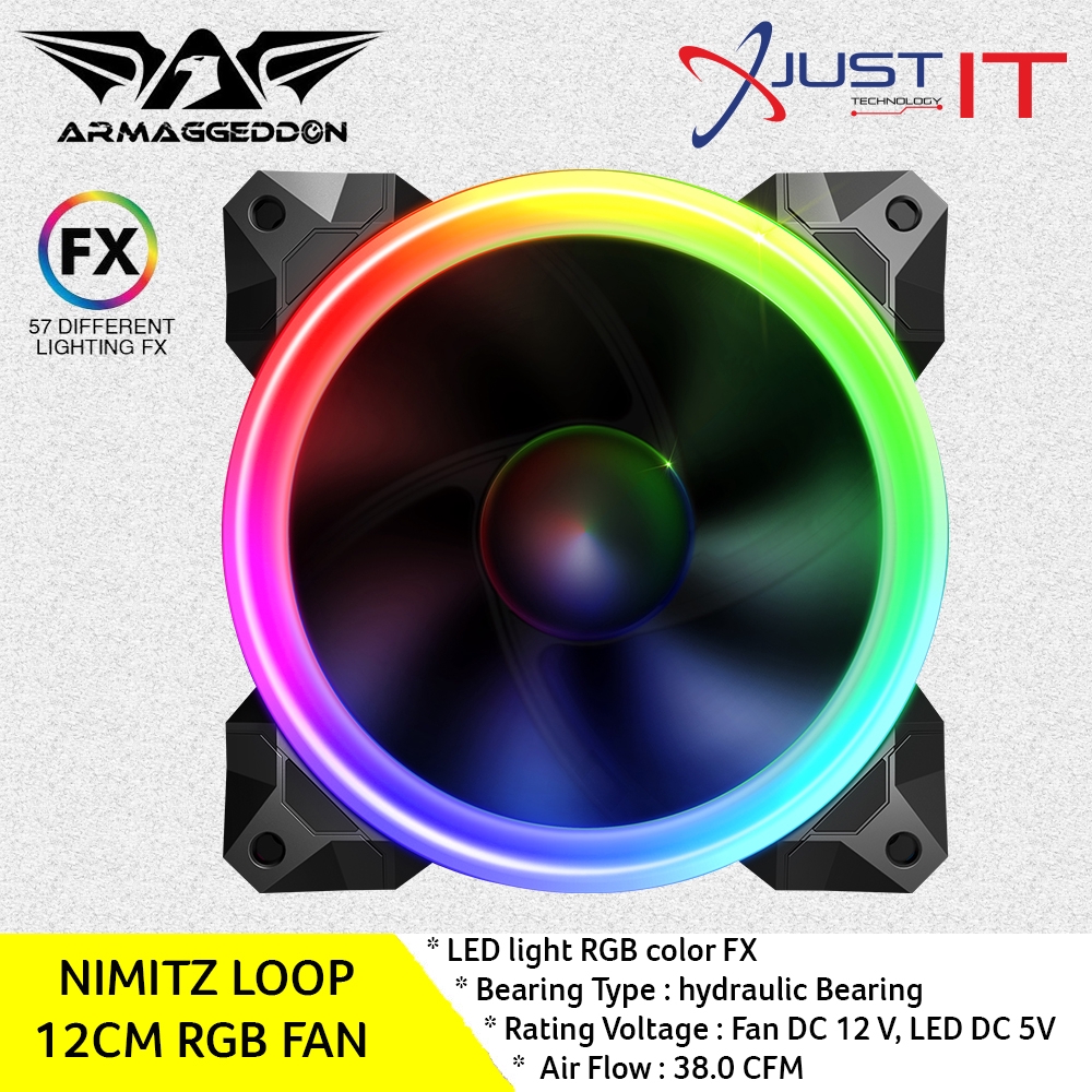 Armaggeddon nimitz loop 12cm rgb fan | BeeCost