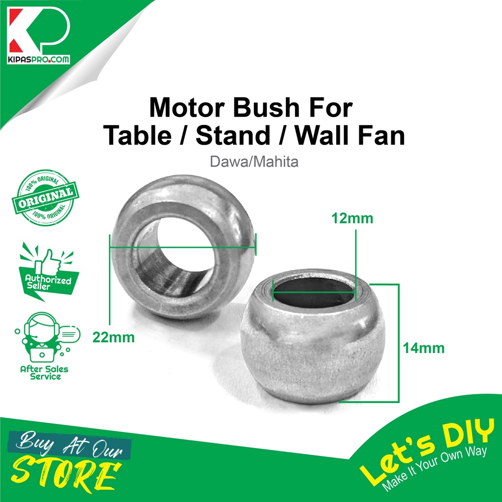 MOTOR BUSH/BUSH FOR TABLE/STAND/WALL FAN | Shopee Malaysia