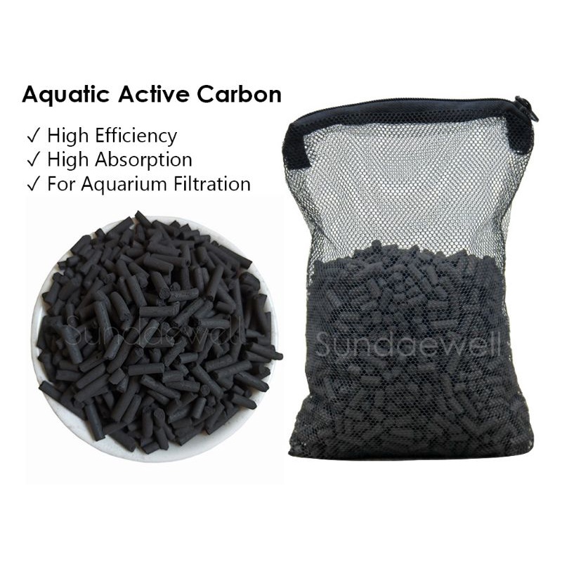 Premium Active Carbon Aquarium Filter Anti Chlorine High Chemical ...